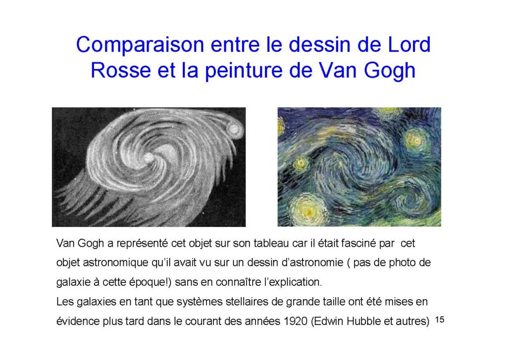 Van Gogh et l’astronomie – Les SCIENCES avec Suzanne BOURDET et Michel FAYE
